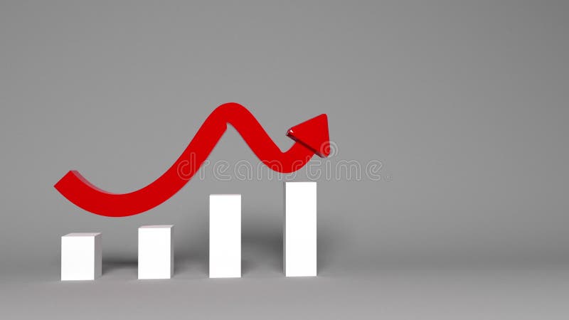 Graph Direction Going Up Animation Stock Footage - Video of concept ...