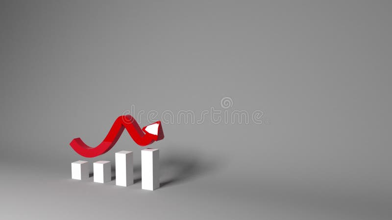 Graph Direction Going Up Animation Stock Footage - Video of concept ...