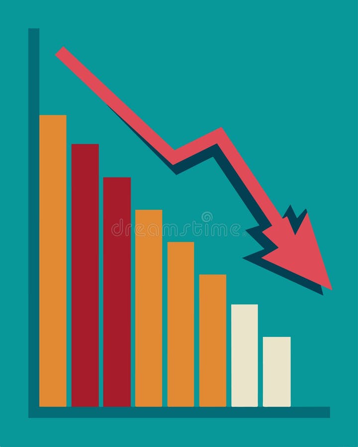 A Graph Displaying a Downward Trend Indicating the Negative Impact of a ...