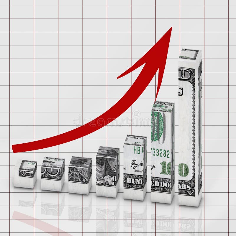 Graph dollar stock illustration. Illustration of pattern - 16886332