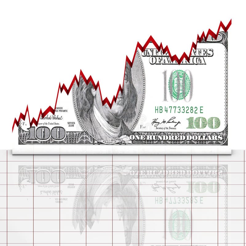 Graph dollar stock illustration. Illustration of pattern - 16886332