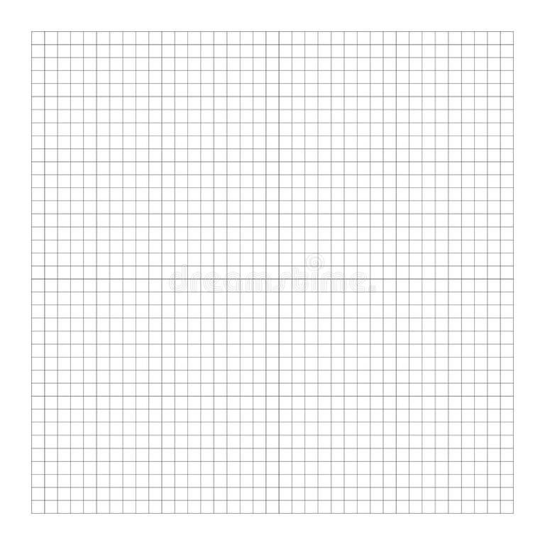 Graph, Drafting Paper Regular Square Lines Grid, Mesh Pattern. Wireframe Texture. Bisect ...