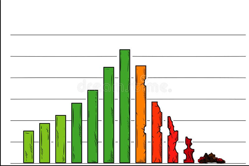 Success and Failure Concept Stock Illustration - Illustration of ...
