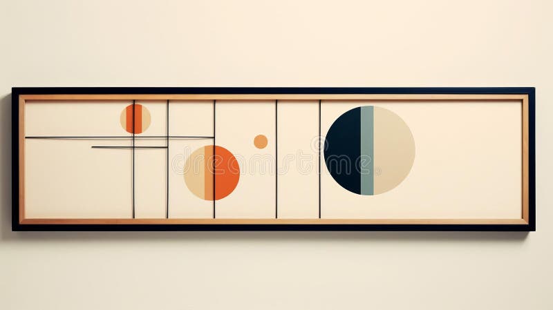 Minimalist Mid-century Graph Frame Design with Simple Elegance Stock ...