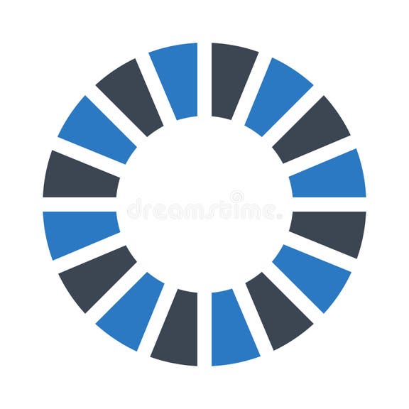 Graph Glyphs Double Color Icon Stock Illustration - Illustration of ...