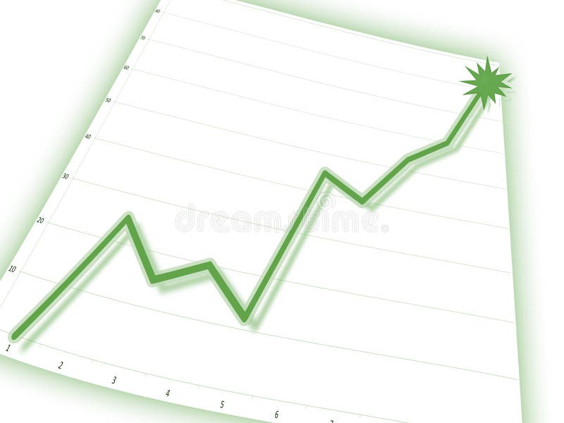 Graph stock illustration. Illustration of financial, marketing - 30986432