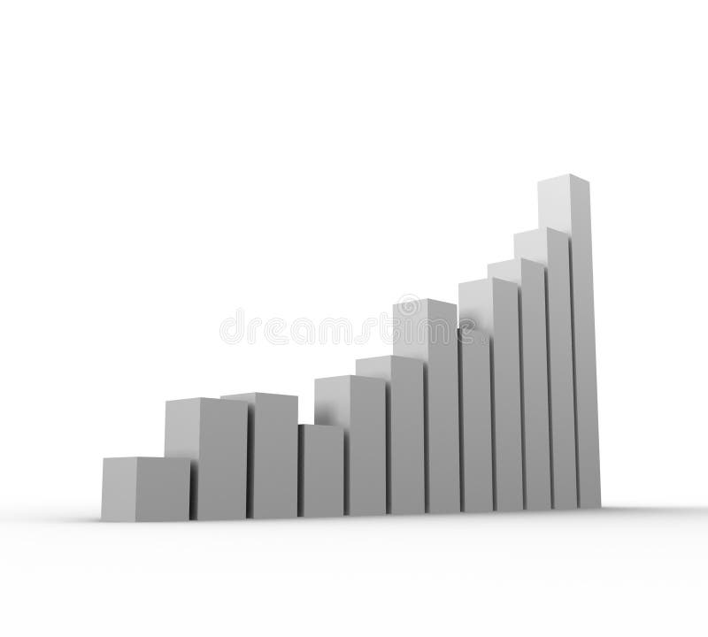Graph Growth stock illustration. Illustration of integration - 544820