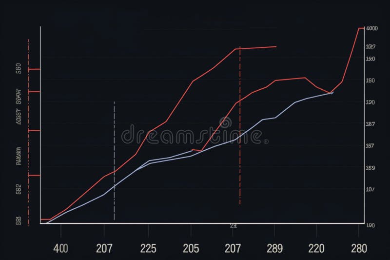 Graph of Growth in the Economy. AI Generated Stock Illustration ...