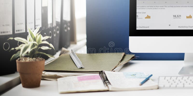 Graph Growth Success Strategy Marketing Computer Concept Stock Photo ...