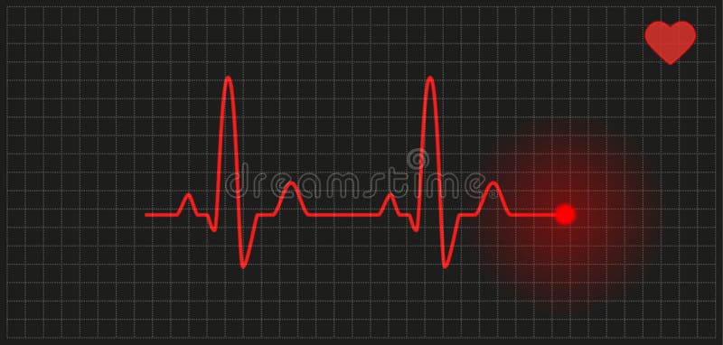 Graph - heart rate stock vector. Illustration of diagnostic - 35876319