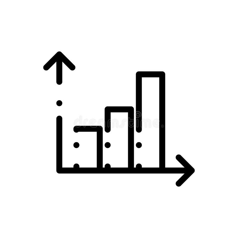 Graph icon stock vector. Illustration of statistic, vector - 194443653