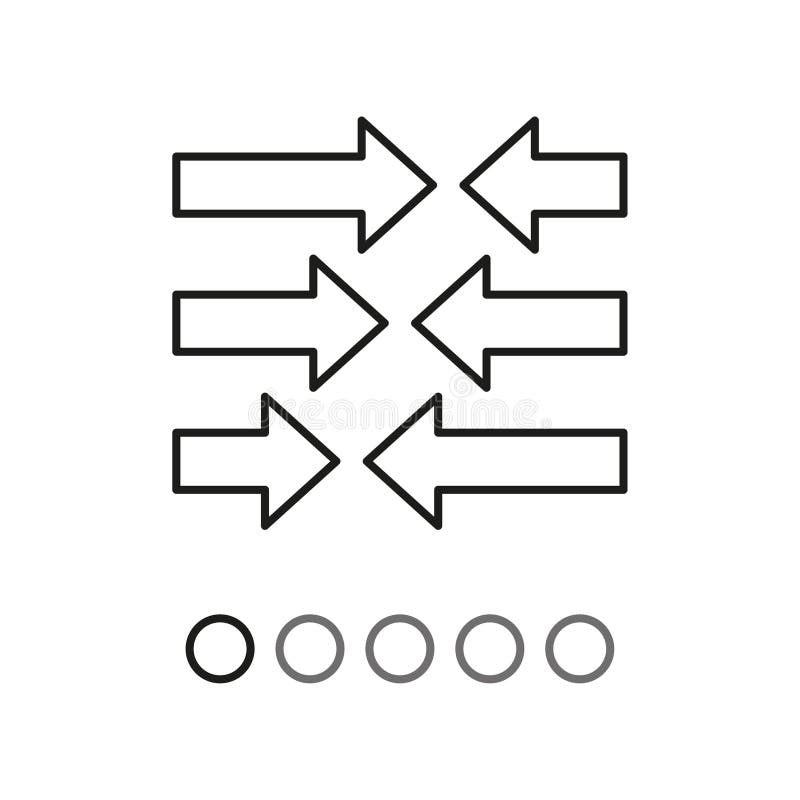 Graph Icon. Arrows for Web Site. Vector Illustration Stock Vector ...