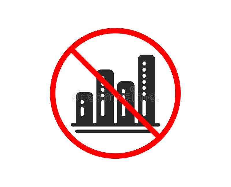 Graph Icon. Column Chart Sign. Vector Stock Vector - Illustration of ...