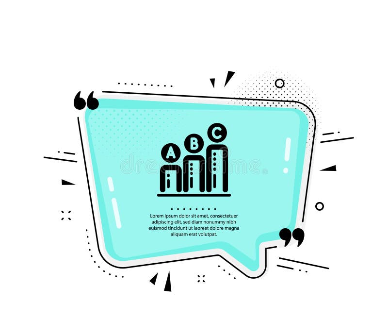 Graph Icon. Column Chart Sign. Vector Stock Vector - Illustration of ...