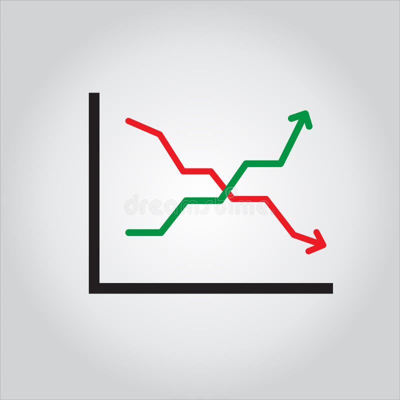Business Graph Outline Icon Set Stock Vector - Illustration of ...