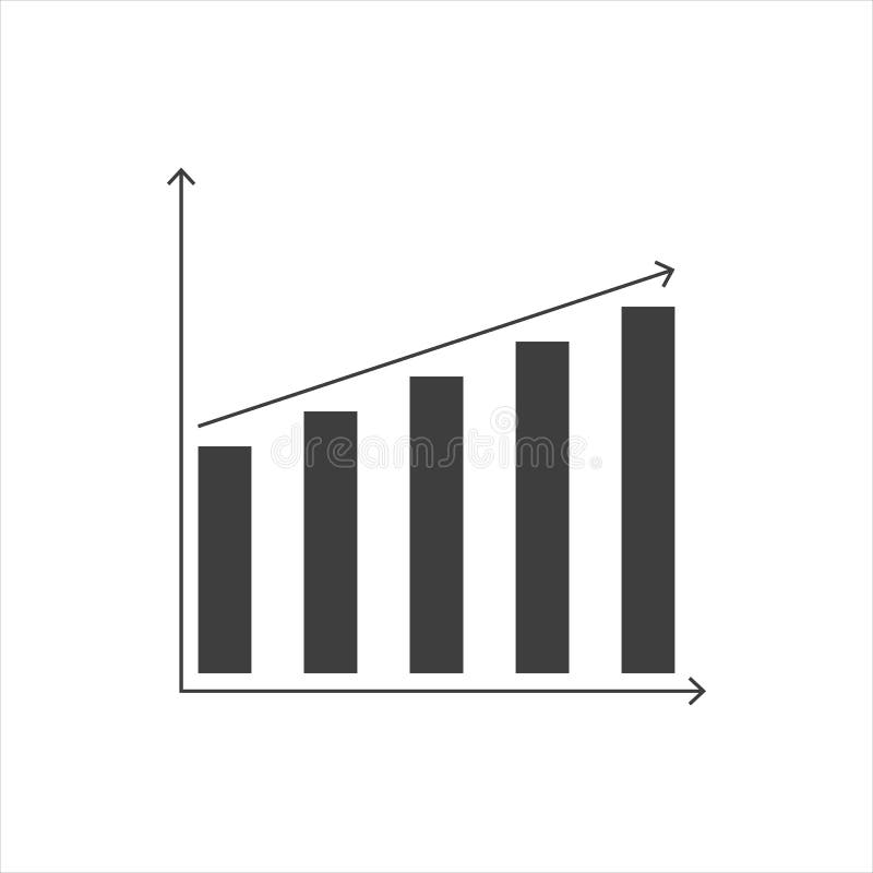 Graph Icon. Statistics, Analytics Symbol Template for Graphic and Web ...