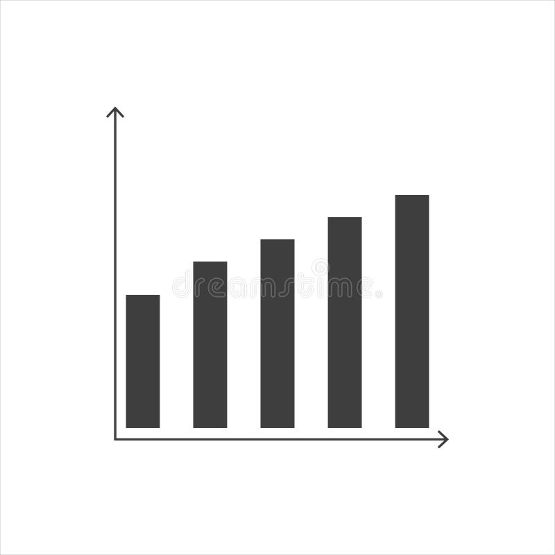Graph Icon. Statistics, Analytics Symbol Template for Graphic and Web ...