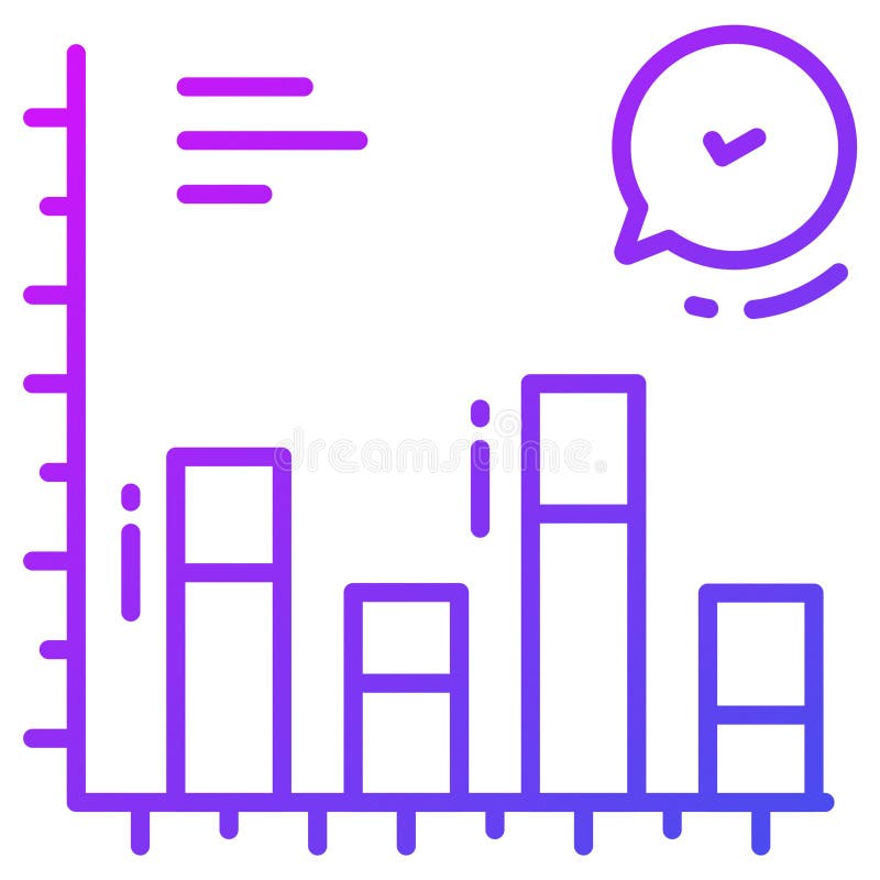 Graph Icon, Survey and Feedback, Modern Vector Illustration Stock ...