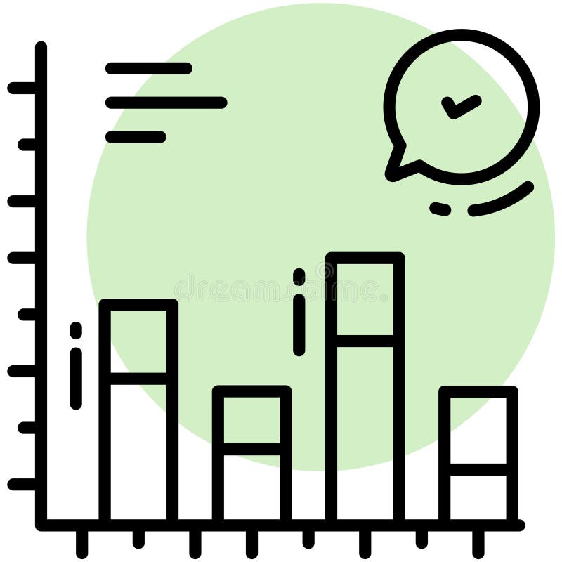 Graph Icon, Survey and Feedback, Modern Vector Illustration Stock ...