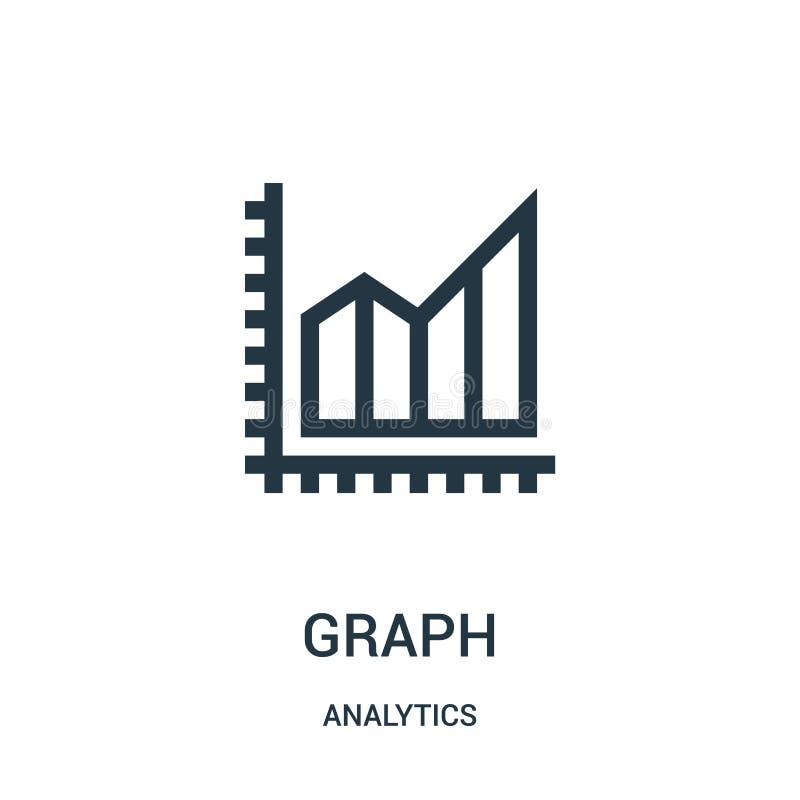 Graph Icon Vector from Work Office Collection. Thin Line Graph Outline ...