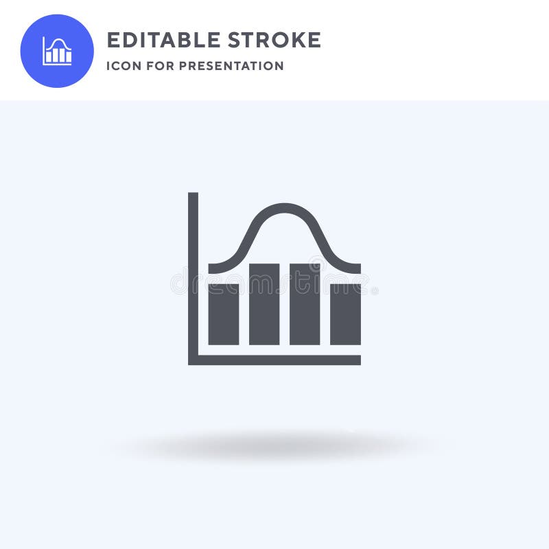 Graph icon vector, filled stock vector. Illustration of sign - 344038472