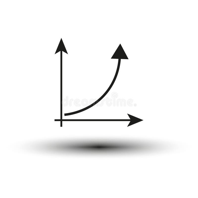 Graph Icon. Vector Illustration. EPS 10 Stock Vector - Illustration of ...