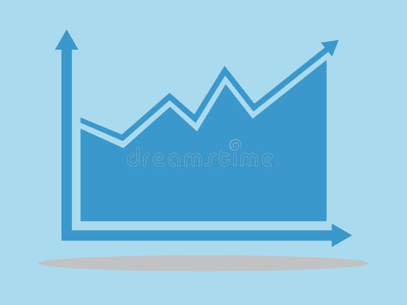 Graph Icon, Vector Illustration, Minimal Design Stock Vector ...