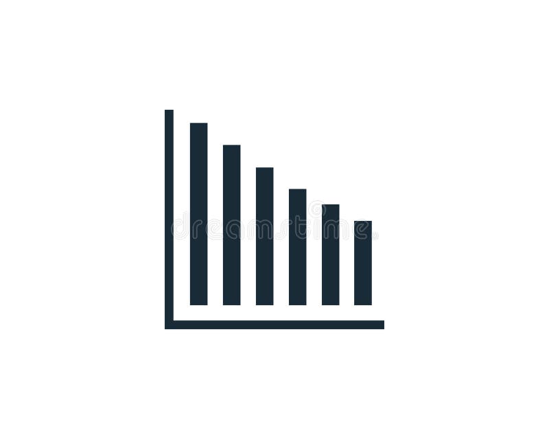 Graph Icon Vector Logo Template Illustration Design Stock Vector ...