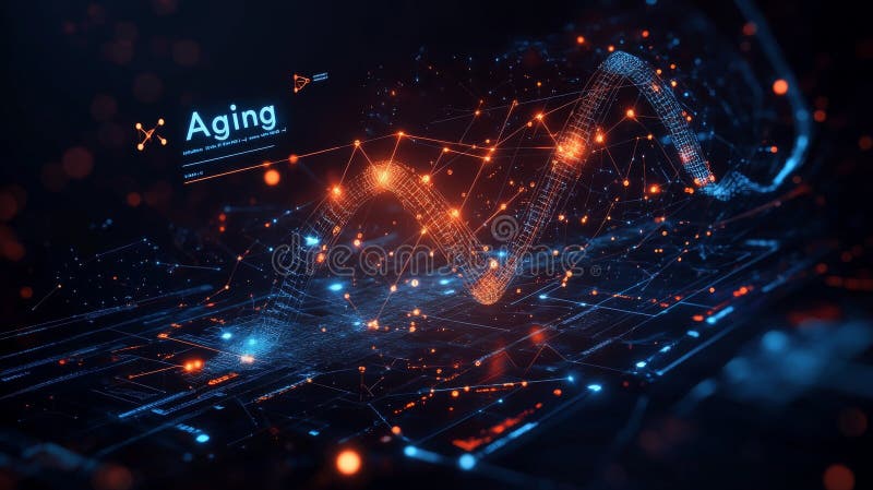 Graph Illustrating the Relationship between Telomere Length and Aging ...