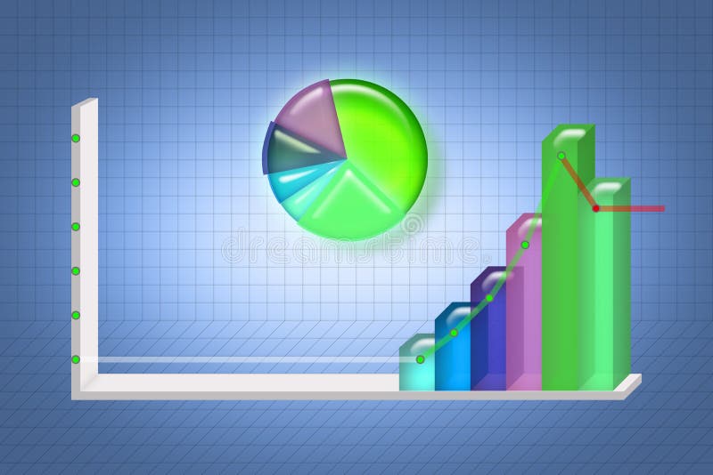 Graph Illustration, Infographic Elements and Grid Can Be Used for ...