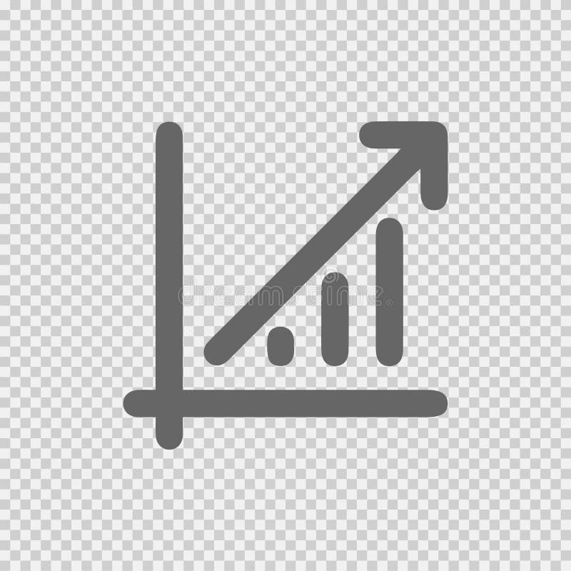 Graph Increase Vector Icon Eps 10. Chart Going Up Simple Isolated ...