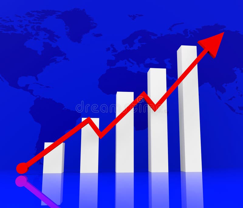 Graph Increasing Indicates Growth Statistics and Increase Stock ... Graph Increasing Indicates Growth Statistics and Increase Stock ...