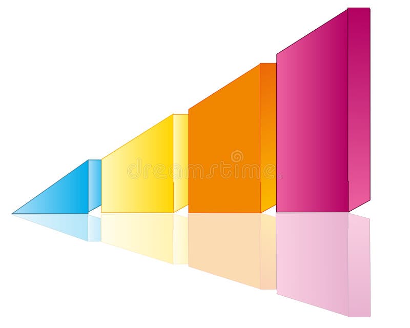 Graph in the Manner of Polygonal Figure Stock Vector - Illustration of ...