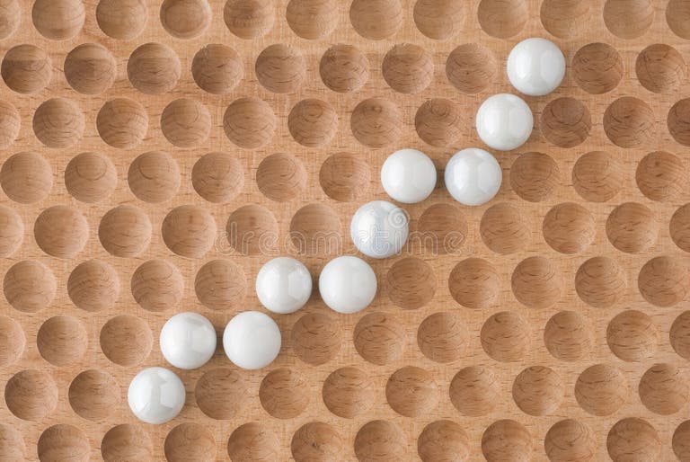 Graph with Marbles stock image. Image of marble, information - 25671517