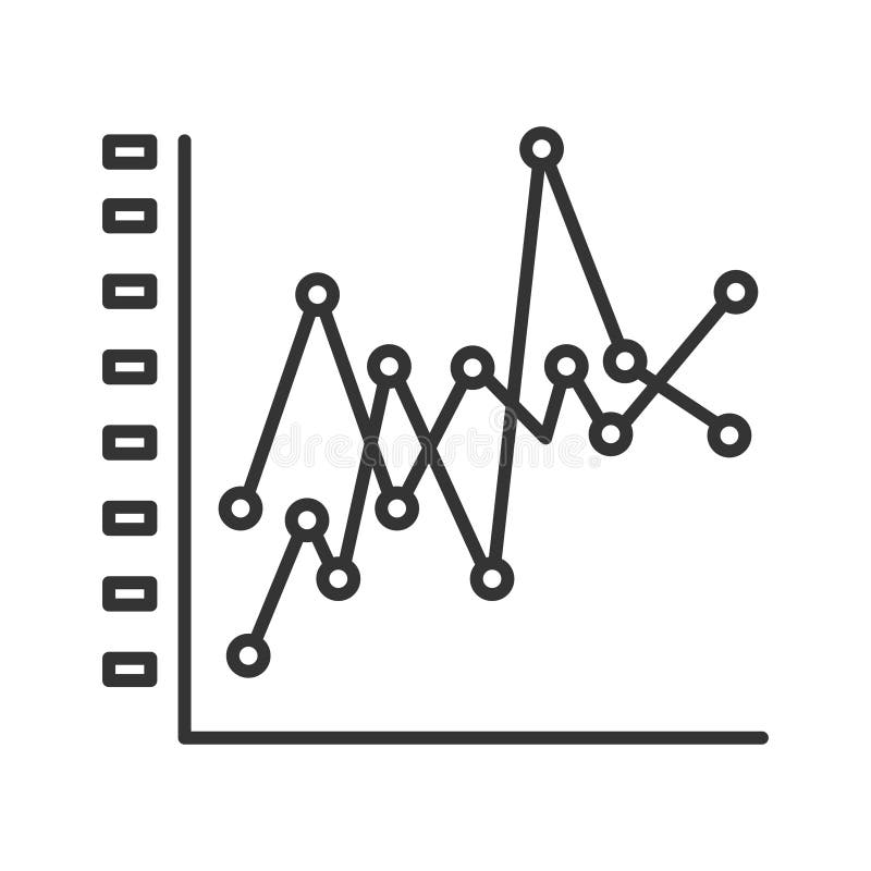 Graph Marketed Infographic Line Black Icon. Record Keeping Concept ...