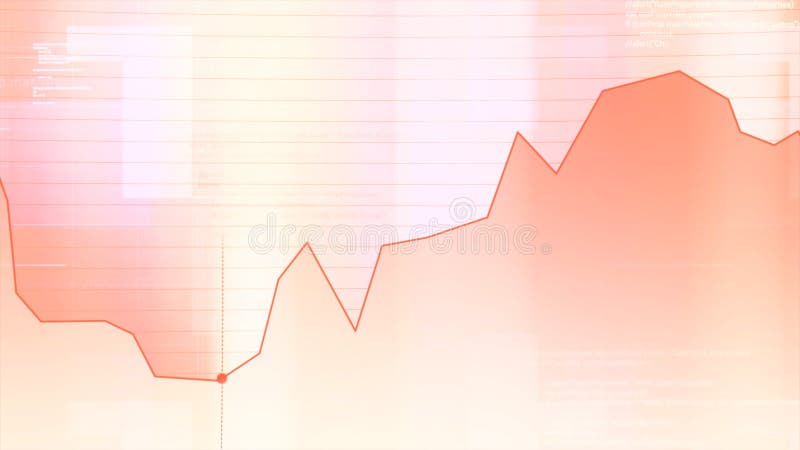Graph with Moving Dot and Program Codes. Motion. Animation with Graph ...