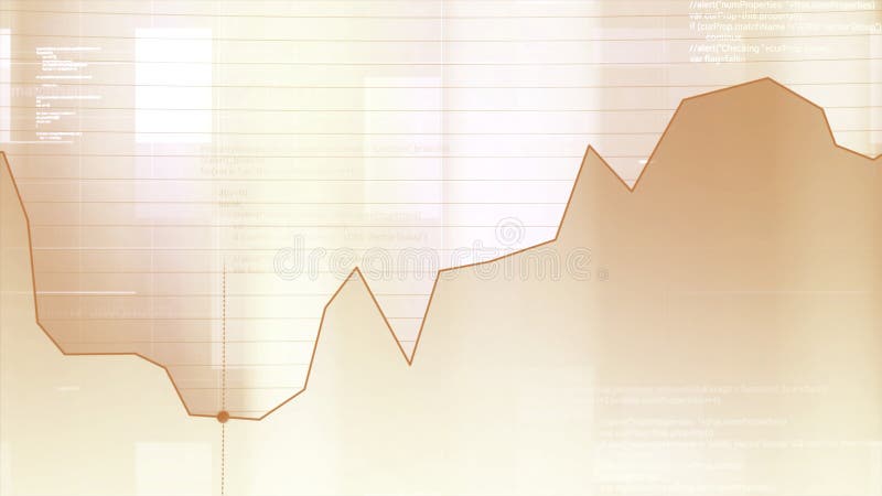 Graph with Moving Dot and Program Codes. Motion. Animation with Graph ...