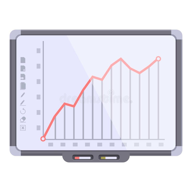 Graph Multimedia Diverse Icon Cartoon Vector. Media Visual Operator ...