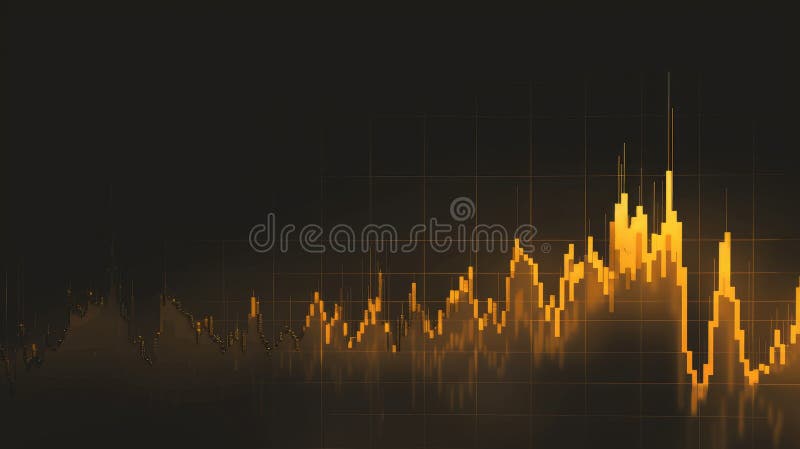 A Graph with Orange Lines that are Slanted and Curved Stock ...