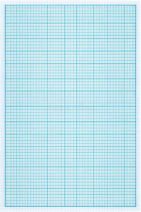Graph Paper Architect Background. Millimeter Grid Stock Illustration ...