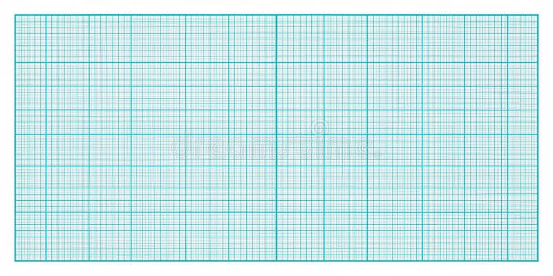 Graph Paper Architect Background. Millimeter Grid Stock Illustration ...