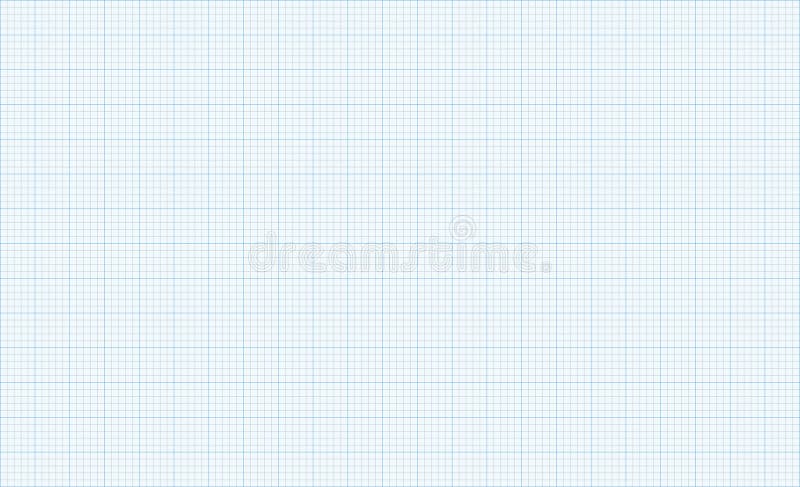 Graph Paper Blue Background Grid Lines Stock Vector - Illustration of ...