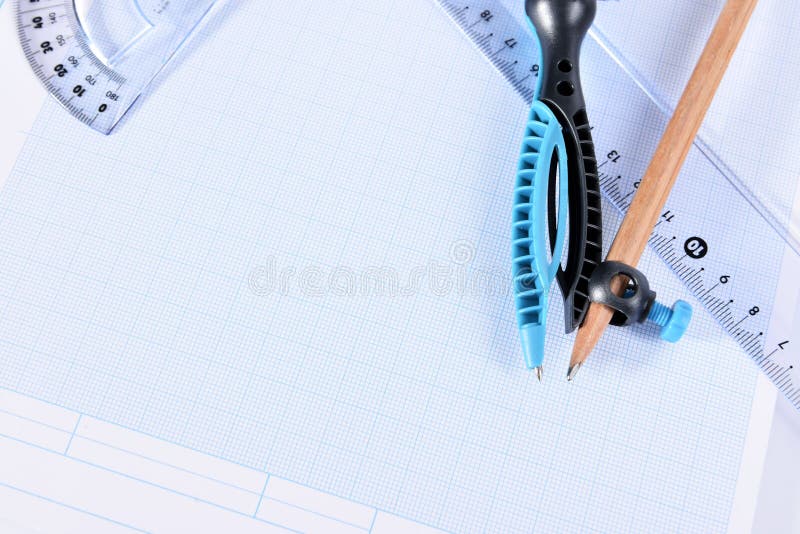 Graph paper stock image. Image of architect, idea, engineering - 36905905