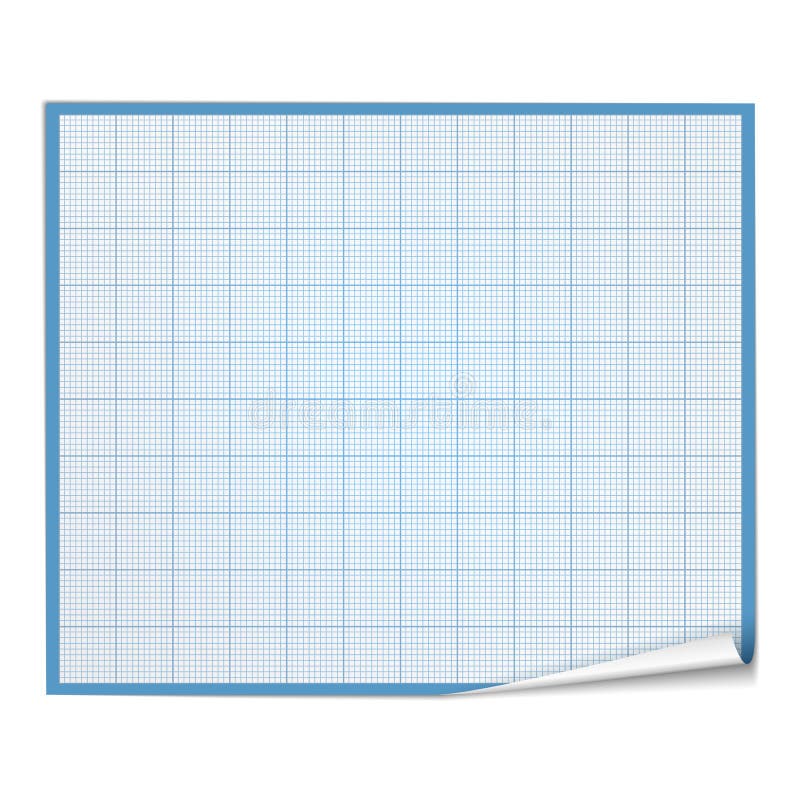 Graph Paper stock vector. Illustration of graphing, isolated - 37920829