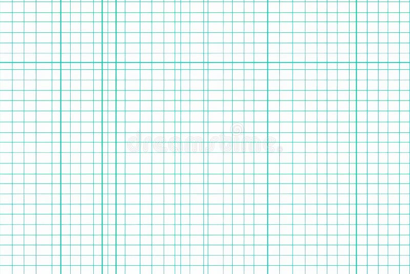 Graph Paper with Green and Blue Lines Stock Illustration - Illustration ...