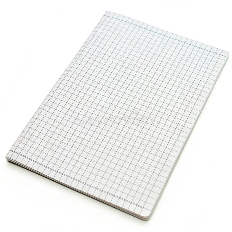 Graph Paper Isolated on White Background Stock Illustration ...