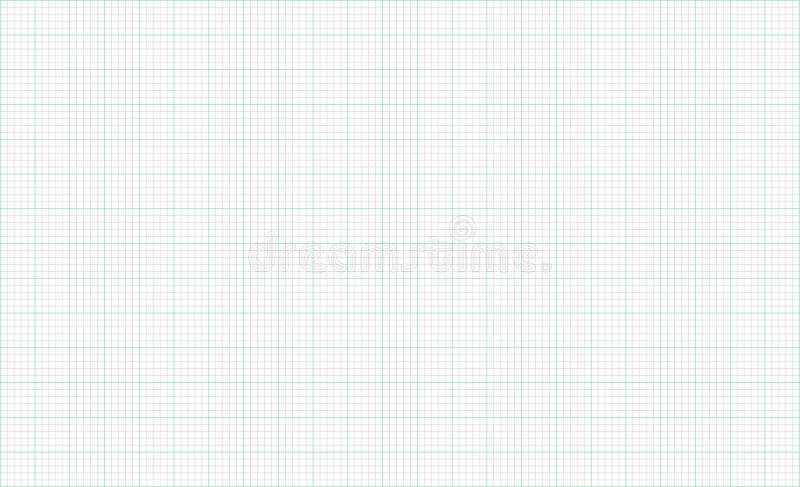Graph Paper Light Green Grid Lines Stock Vector - Illustration of ...