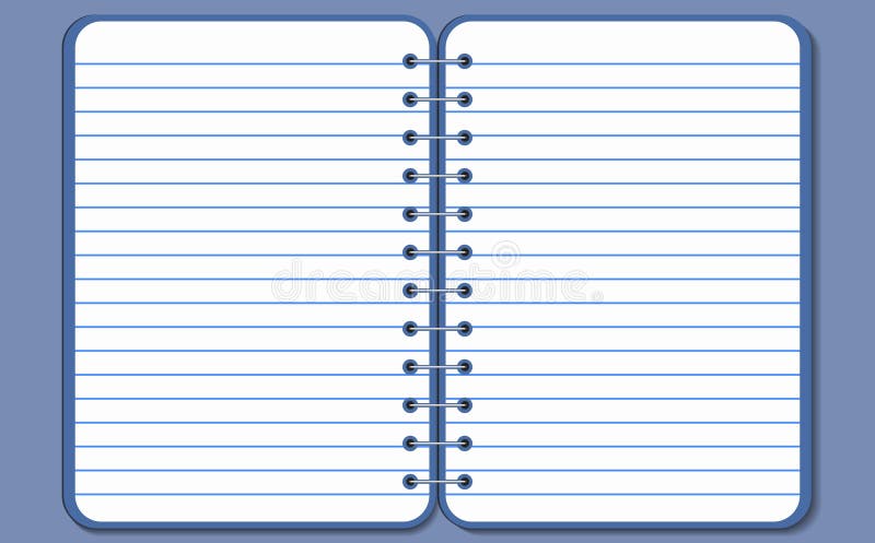 Graph Paper. Open Notepad. Printable Lined Grid Paper with Color Lines ...