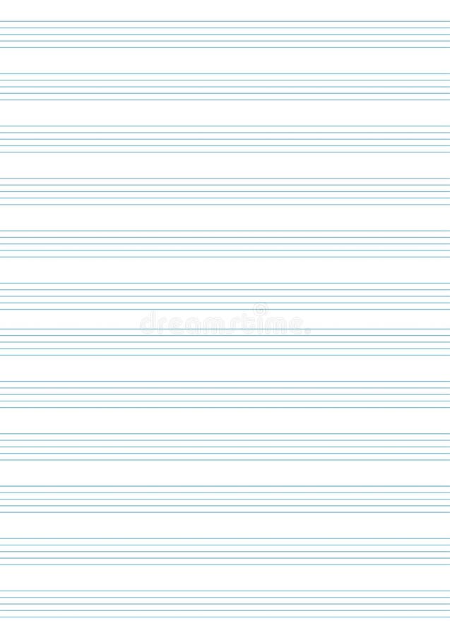 Graph Paper. Printable Grid Paper with Stave on a White Background. a ...