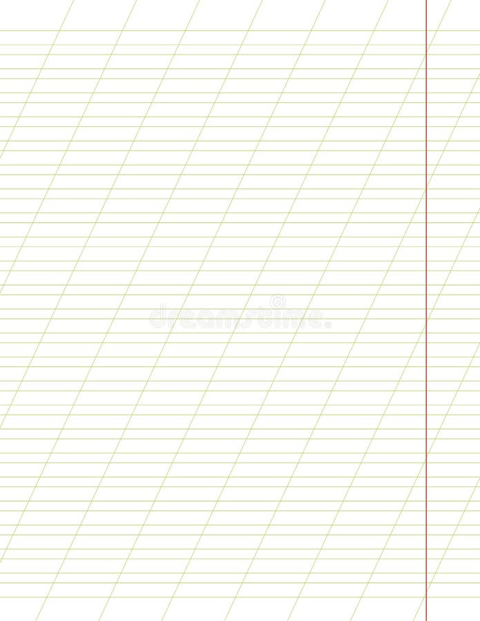 Graph Paper. Printable Lined Grid Paper with Color Horisontal, Diagonal ...